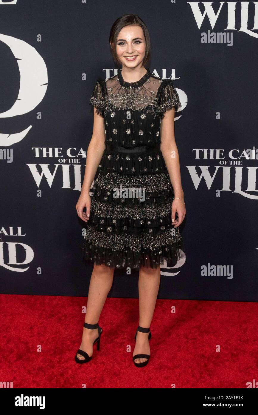 Lara McDonnell attends the premiere of 'Call of the Wild' at El Capitan ...