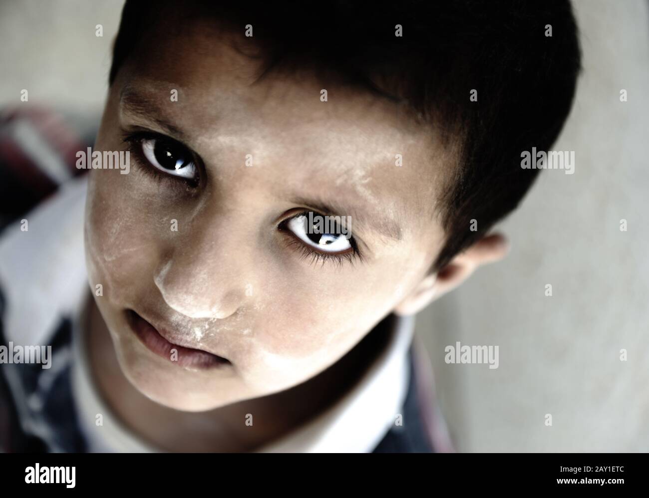Portrait of poverty Stock Photo - Alamy