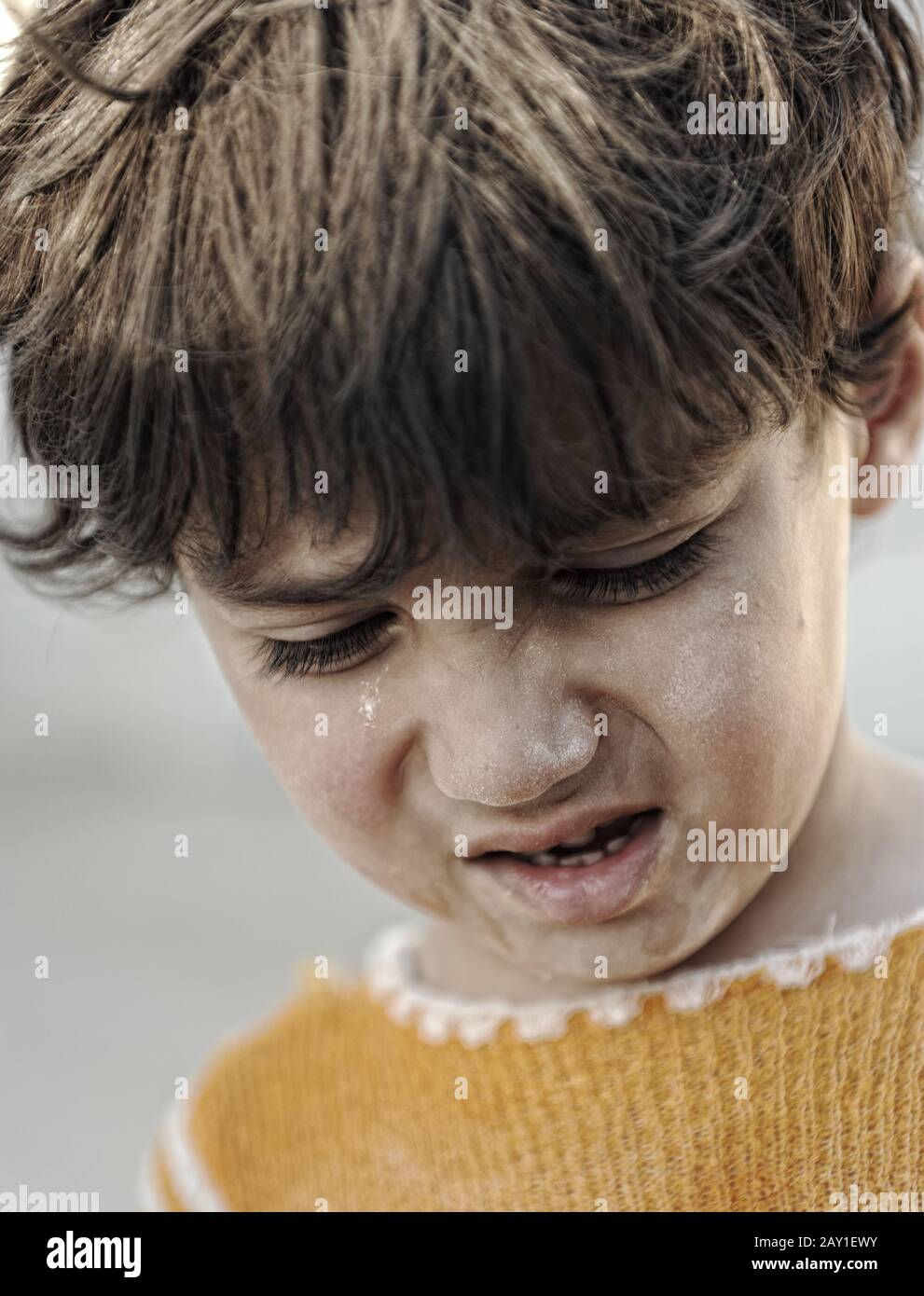 Portrait of poverty Stock Photo - Alamy