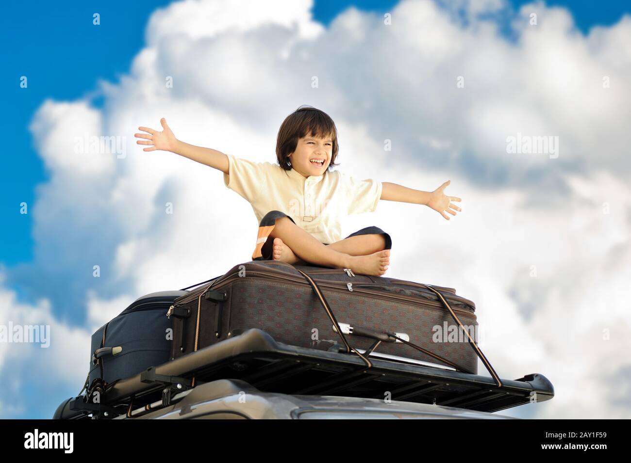 Child Driving Car Alone High Resolution Stock Photography and Images ...