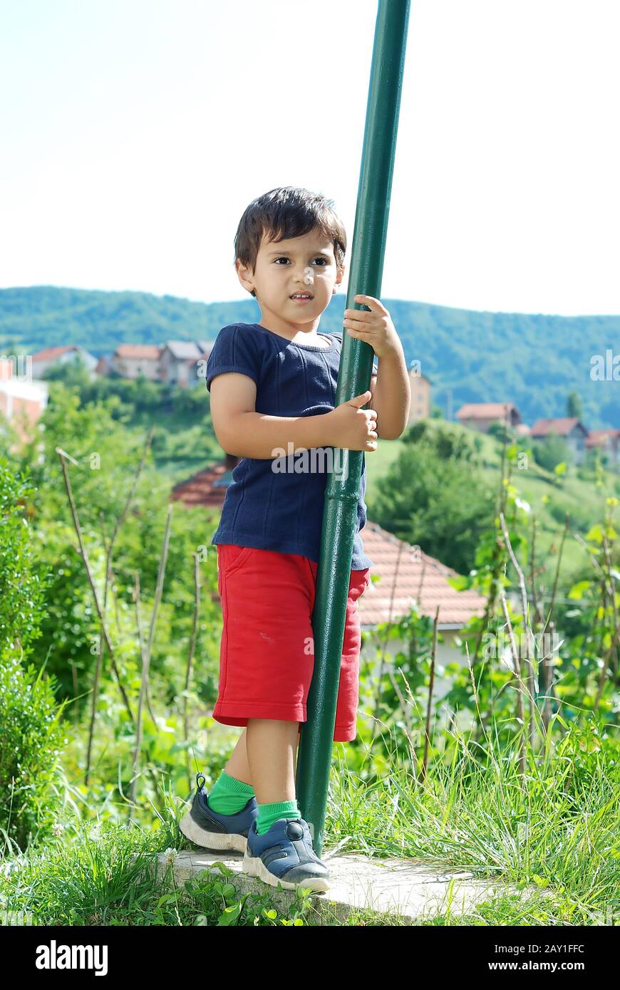 little boy play Stock Photo - Alamy