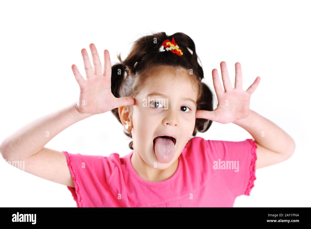 Rude cute girl Stock Photo - Alamy