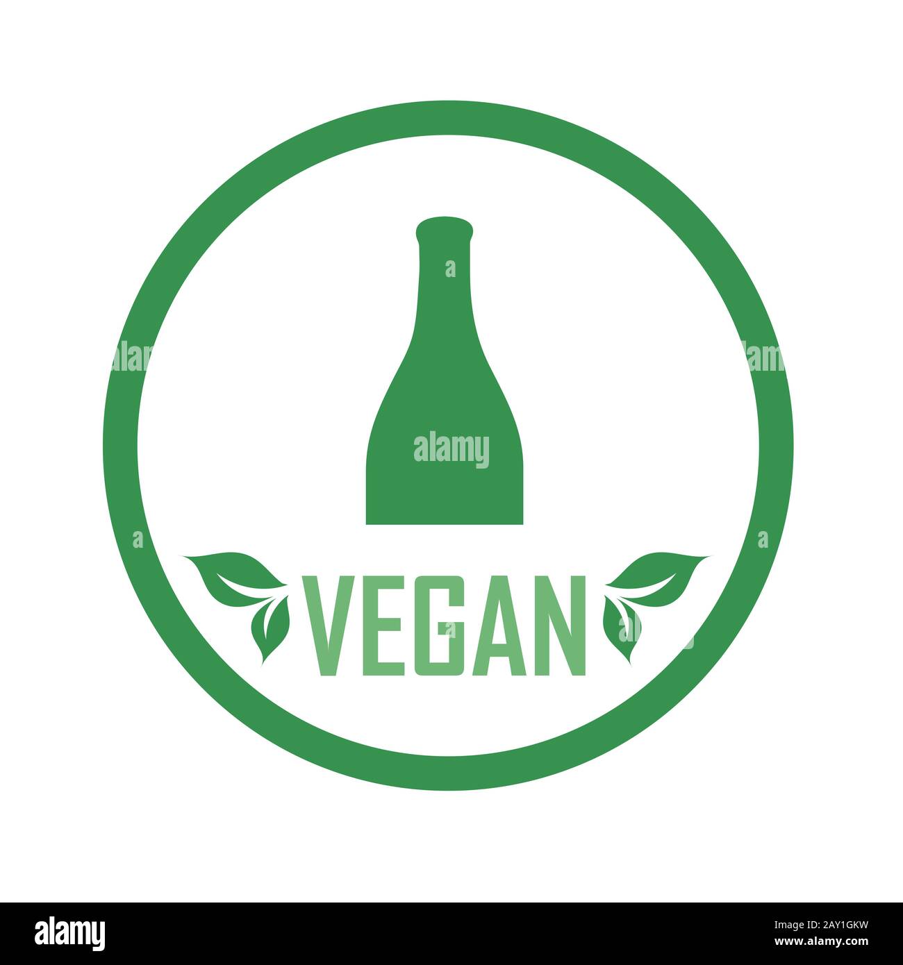 Pitcher full of organic goodness- Vegan food logo indicating healthy ...