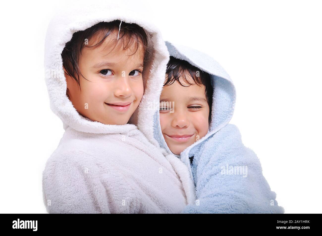 Beautiful happy childhood in robe Stock Photo - Alamy