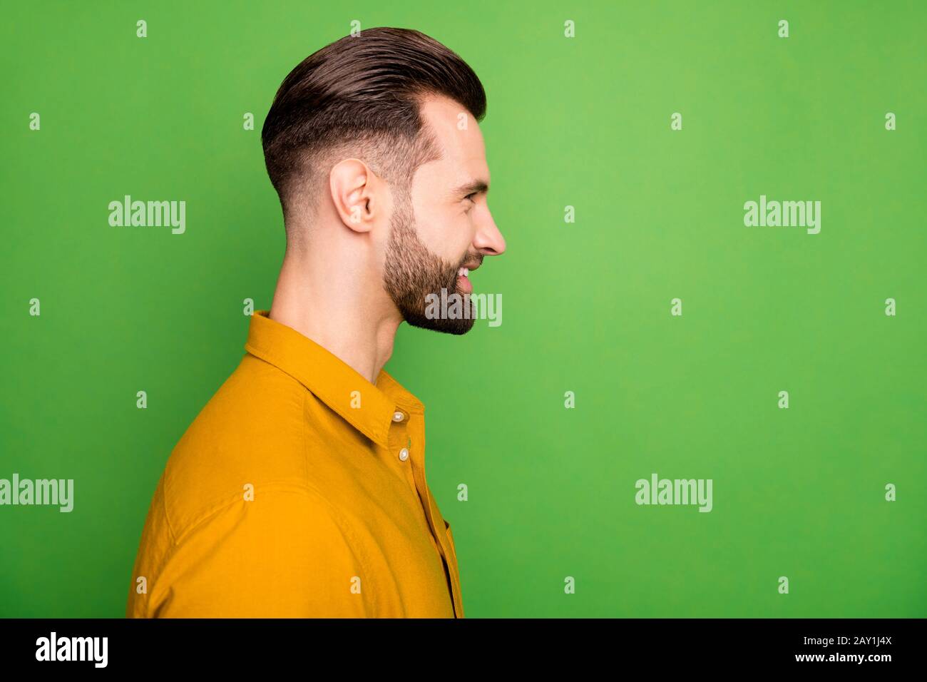Profile casual man formal face hi-res stock photography and images - Alamy