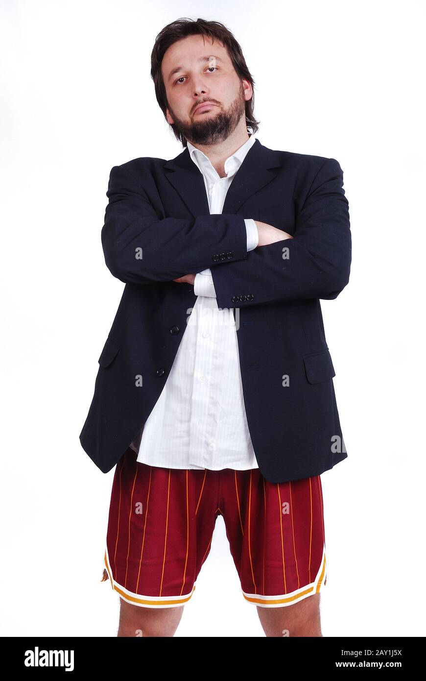 Male model short pants hi-res stock photography and images - Alamy