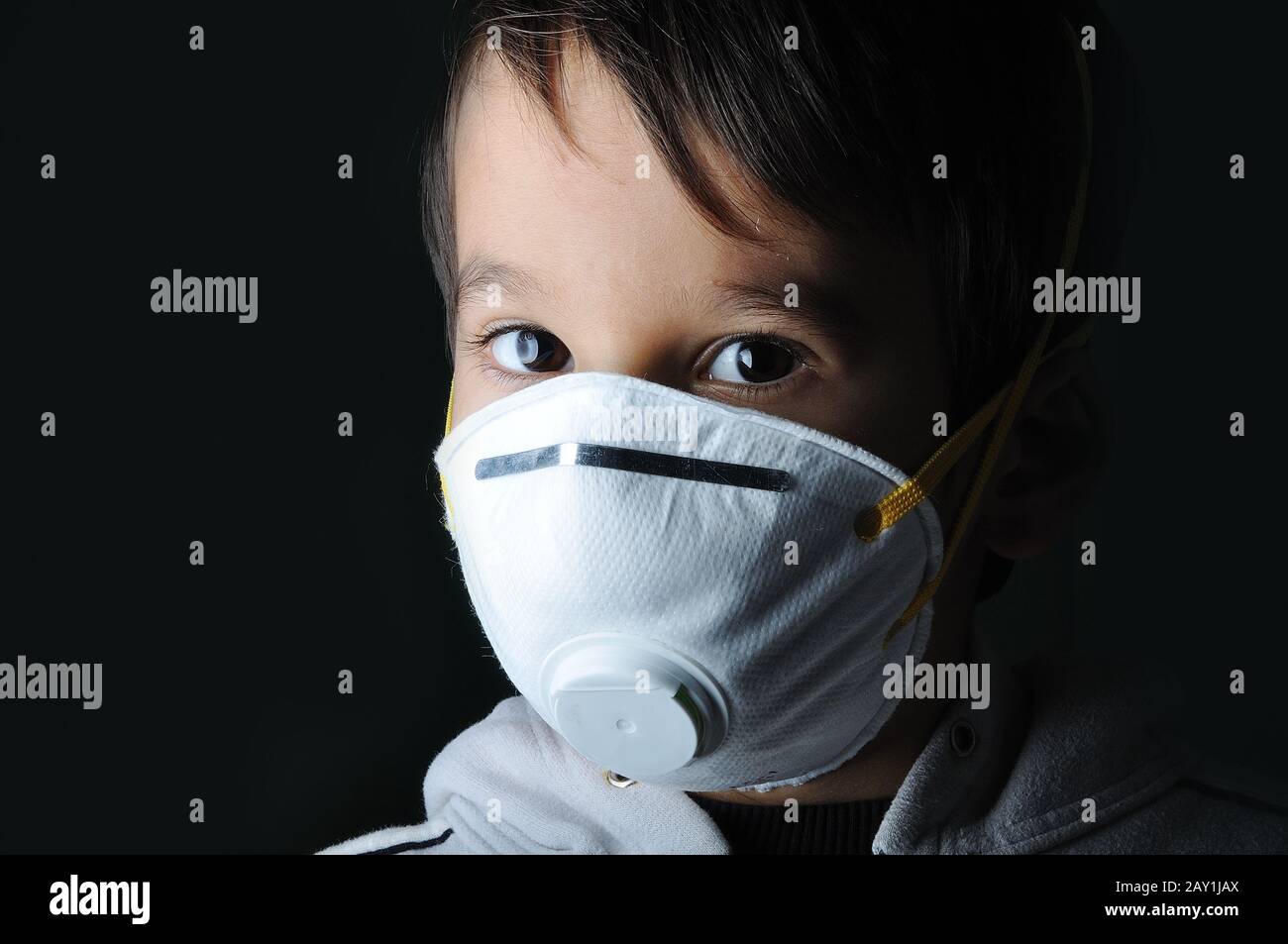 Little child with a mask on his face Stock Photo - Alamy
