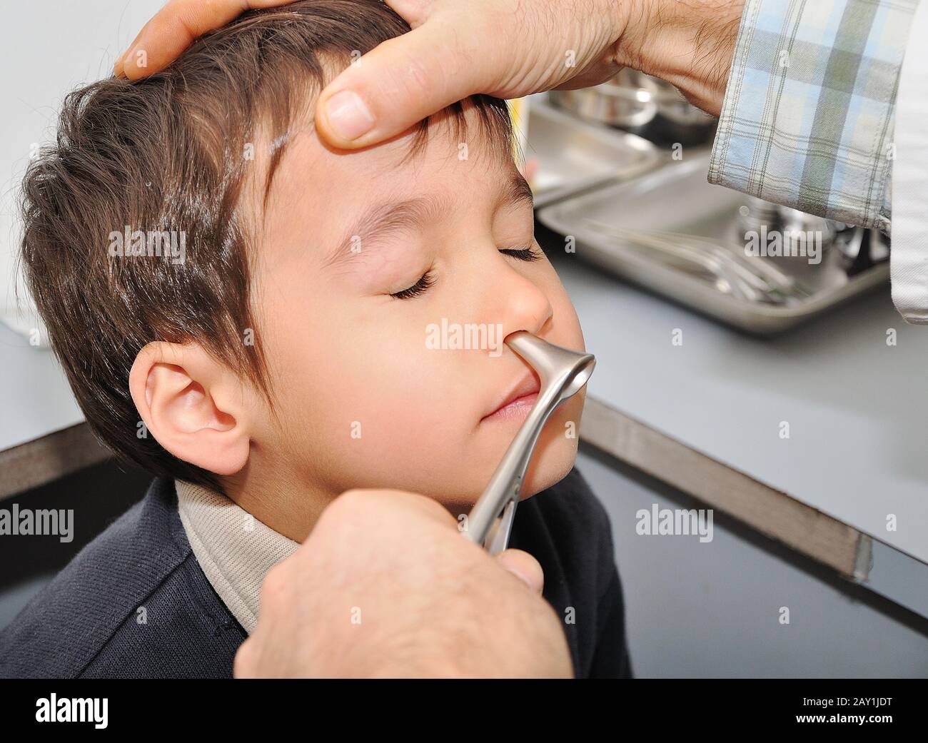 Child at hospital Stock Photo - Alamy