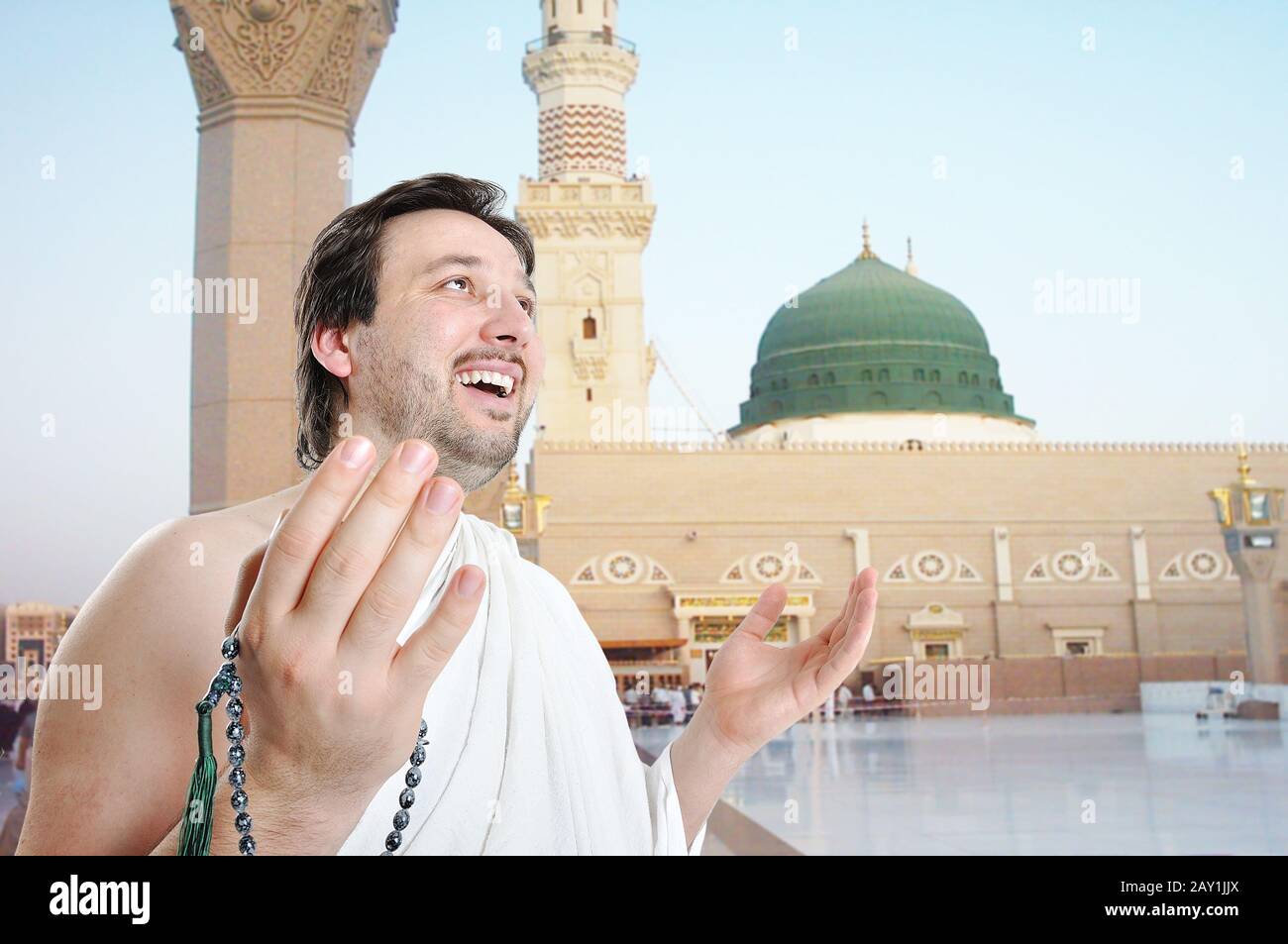 People on holy islamic duty in Makka Stock Photo - Alamy