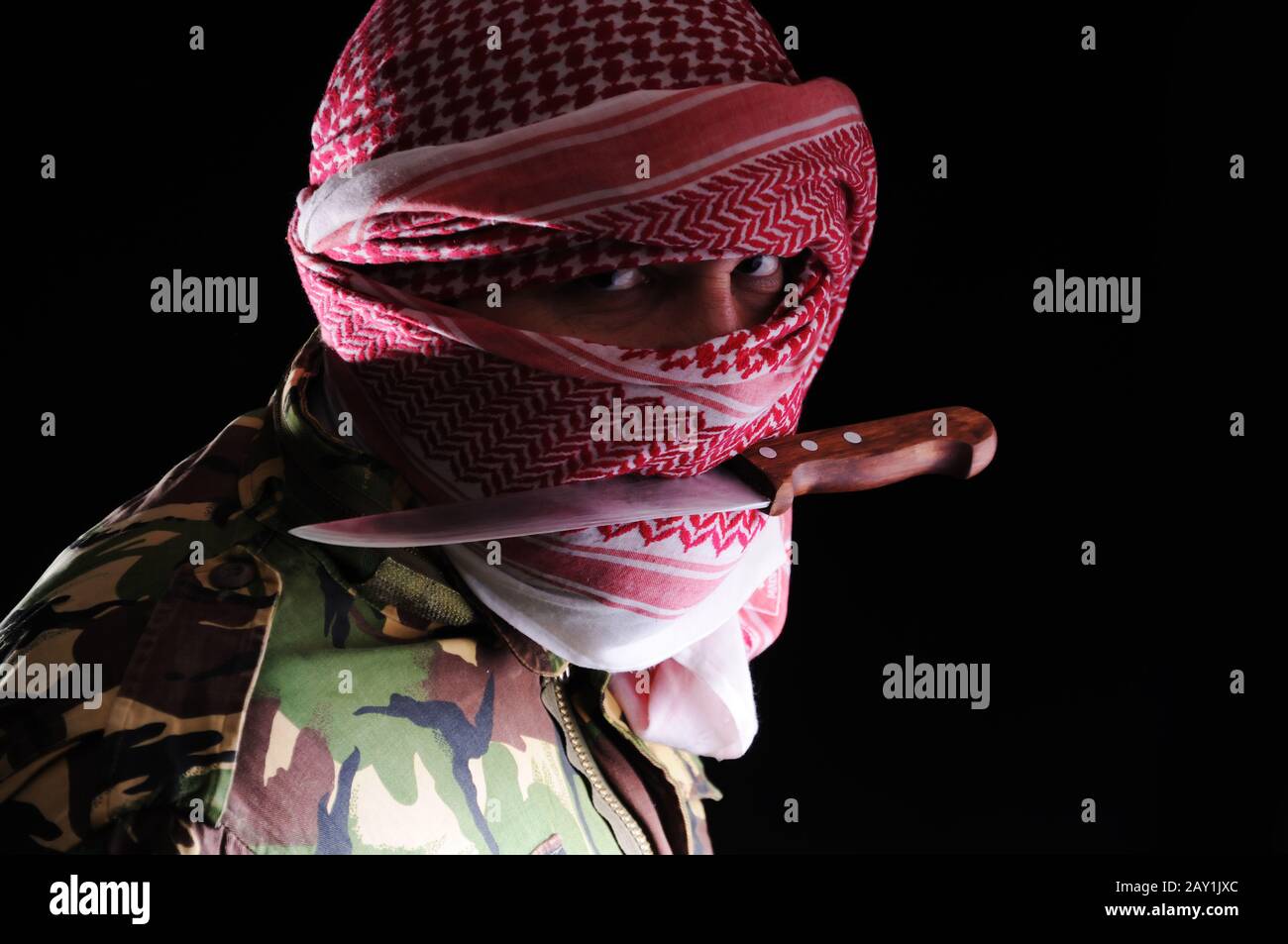 Islamic terrorist mask hi-res stock photography and images - Alamy