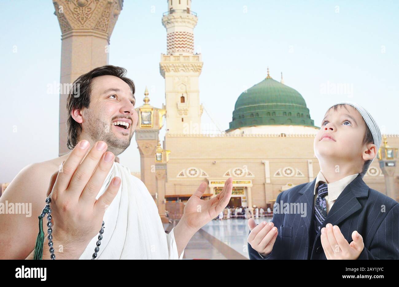 People on holy islamic duty in Makka Stock Photo - Alamy