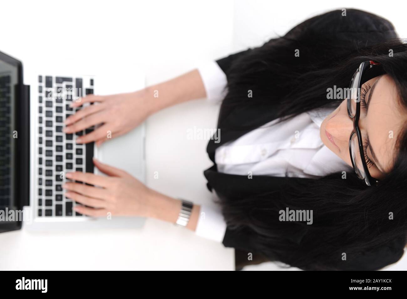 Secretary typing hi-res stock photography and images - Alamy