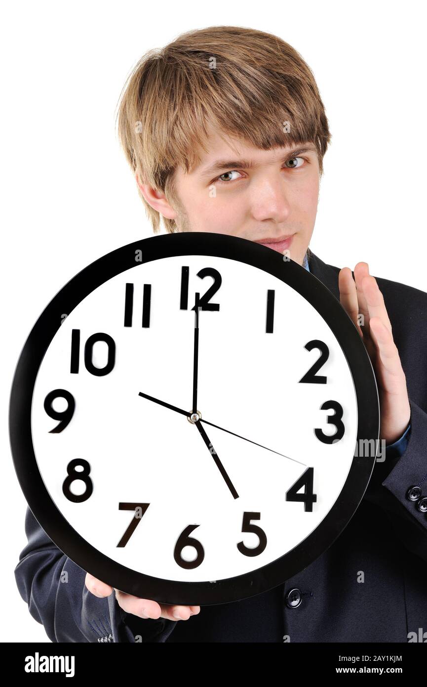 Teenage boy waiting time watch hi-res stock photography and images - Alamy