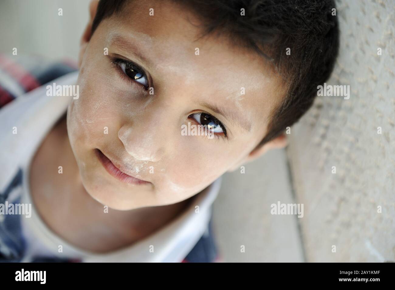 Portrait of poverty Stock Photo - Alamy