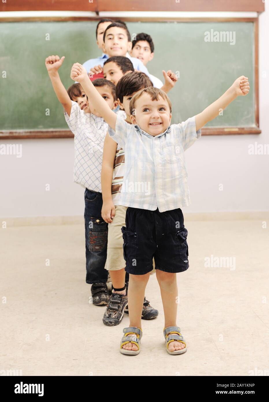 Children at school classroom Stock Photo - Alamy