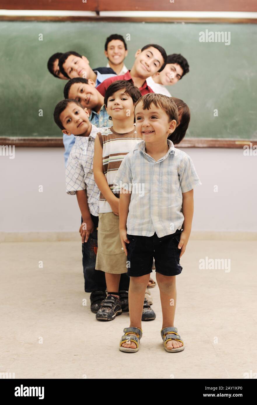 Children at school classroom Stock Photo - Alamy