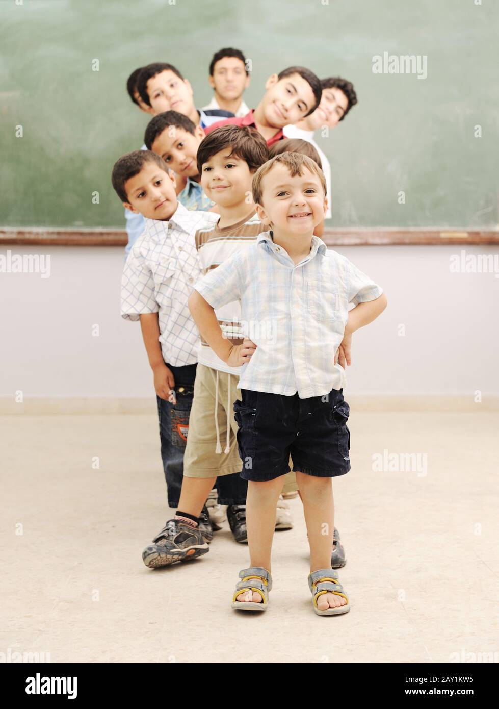 Children at school classroom Stock Photo - Alamy