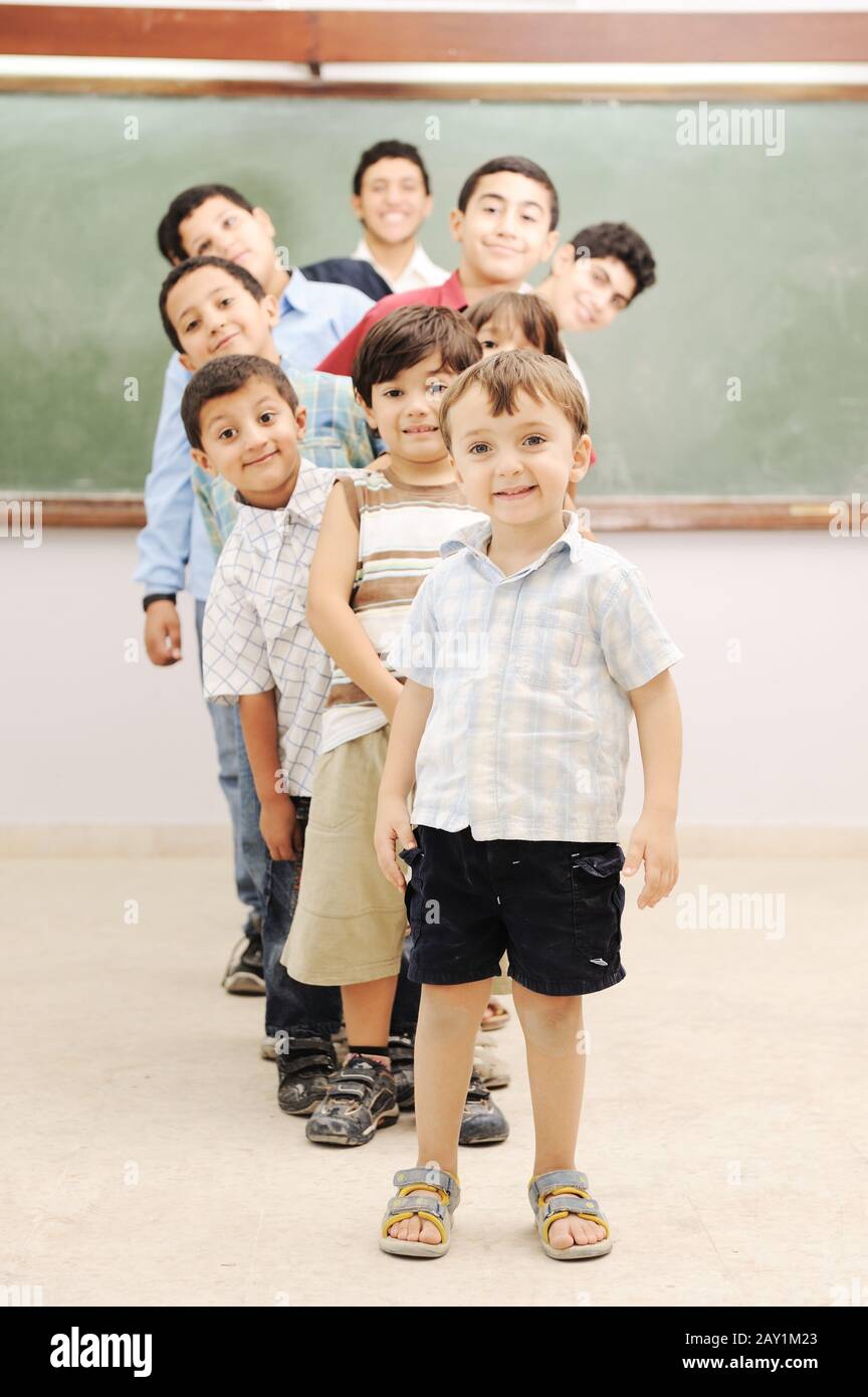 Children at school classroom Stock Photo - Alamy