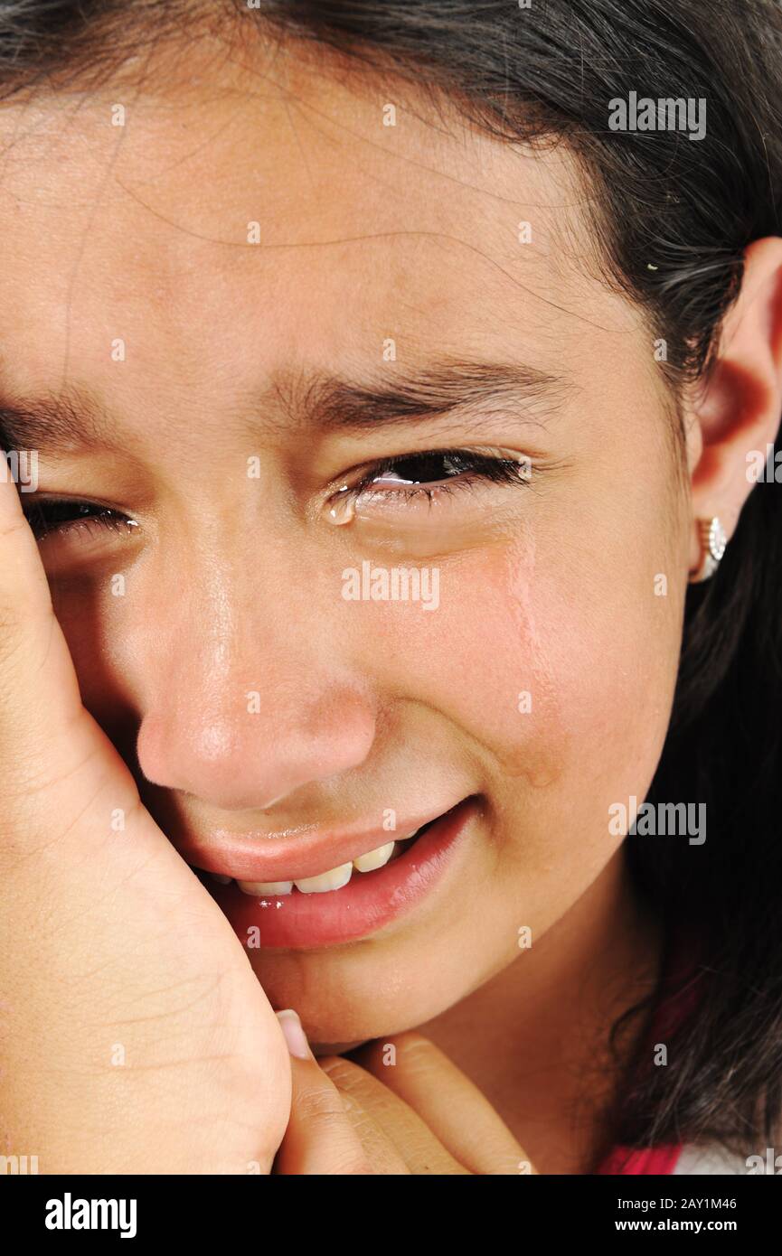 Crying girl hi-res stock photography and images - Alamy