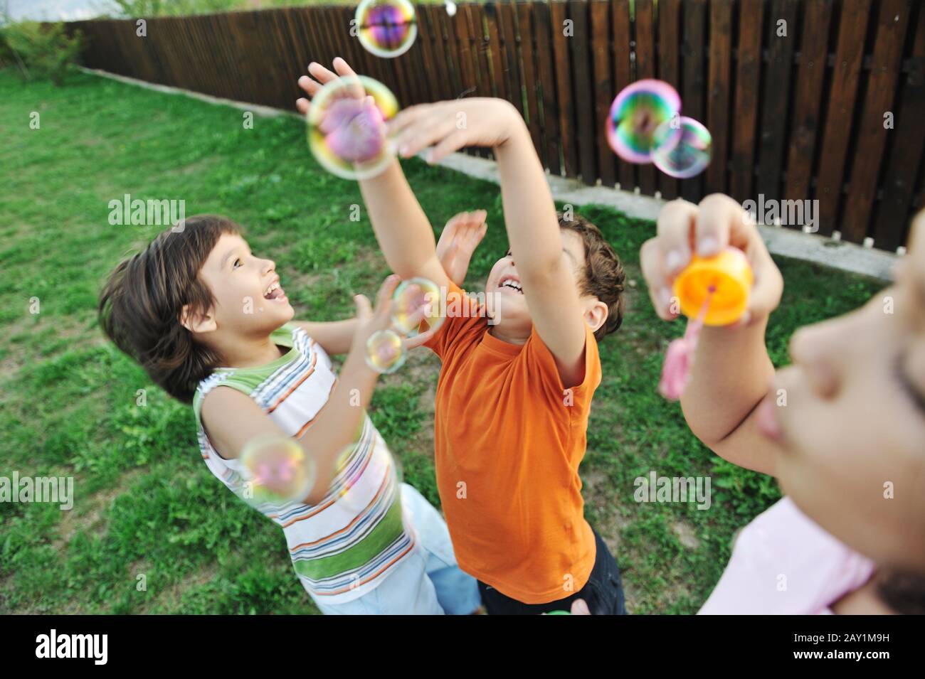 Kids in motion hi-res stock photography and images - Alamy
