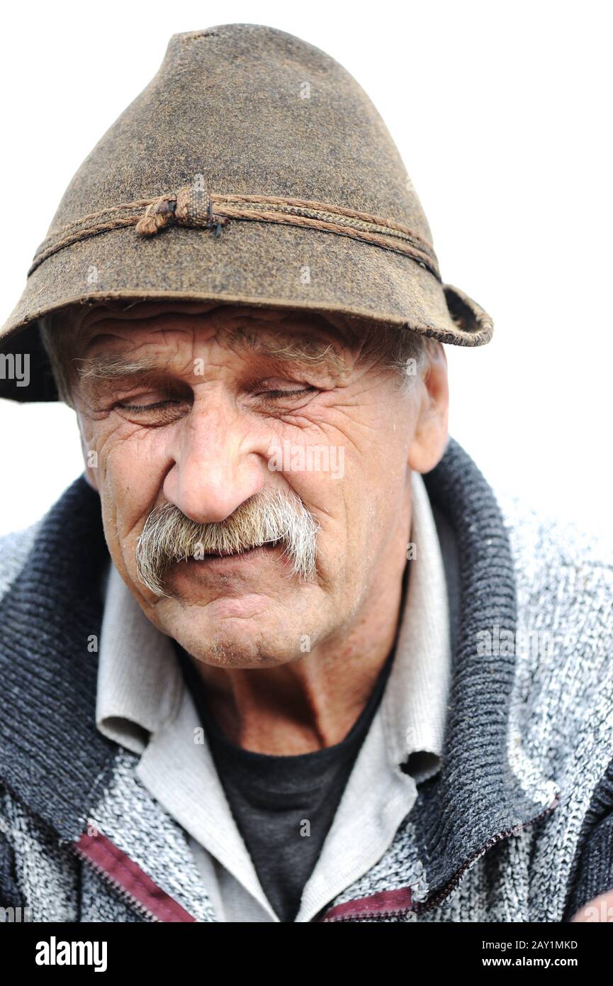Lonely Old man Stock Photo - Alamy