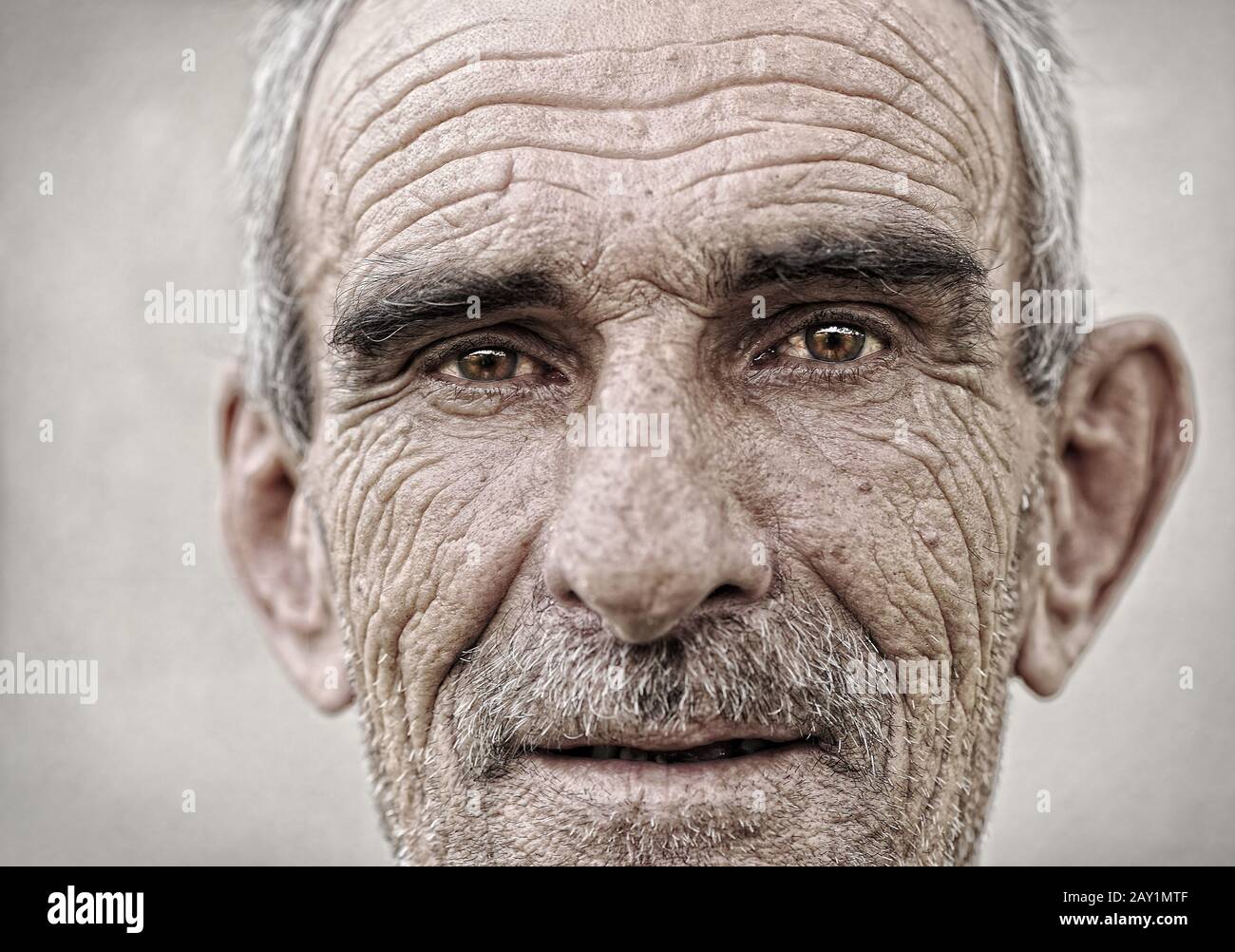 Candid portrait retired man hi-res stock photography and images - Alamy