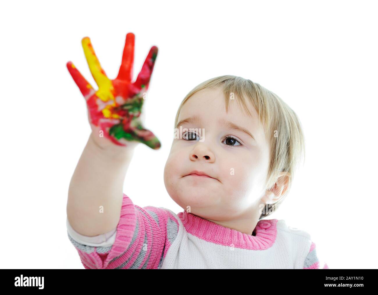 Artistic painted hands hi-res stock photography and images - Alamy