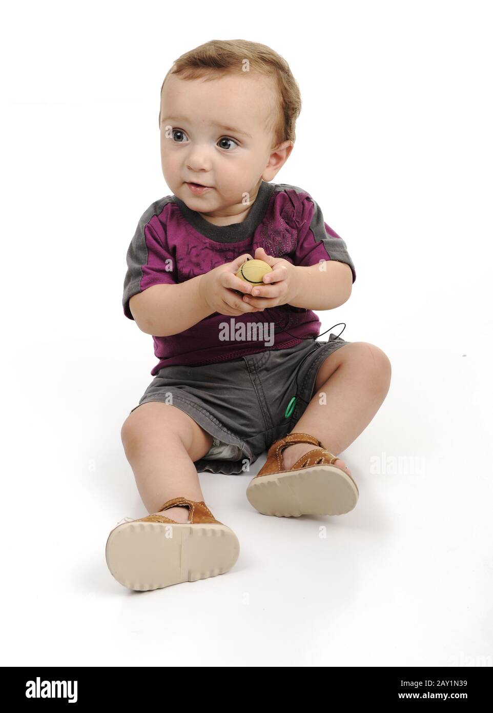 Adorable cute baby, full body isolated Stock Photo - Alamy