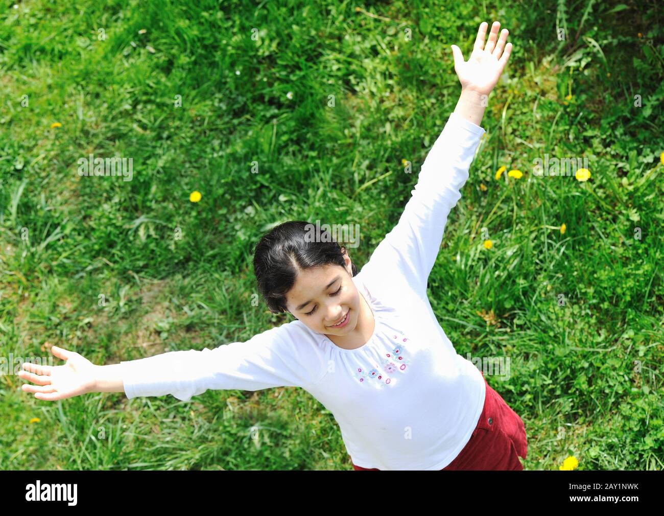 happy children in nature outdoor Stock Photo - Alamy