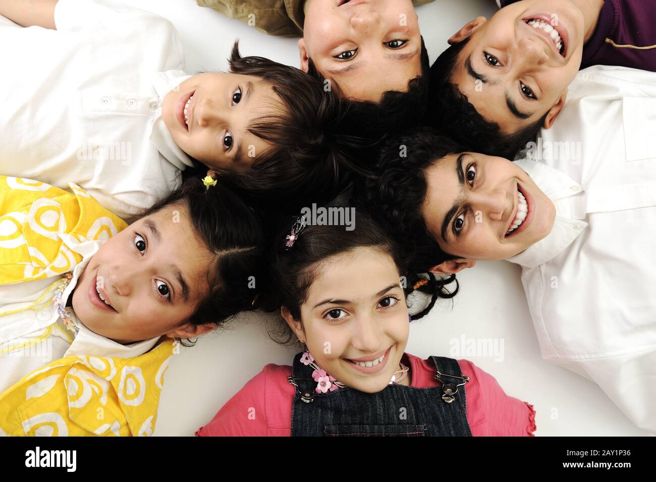 Group of happy children Stock Photo - Alamy
