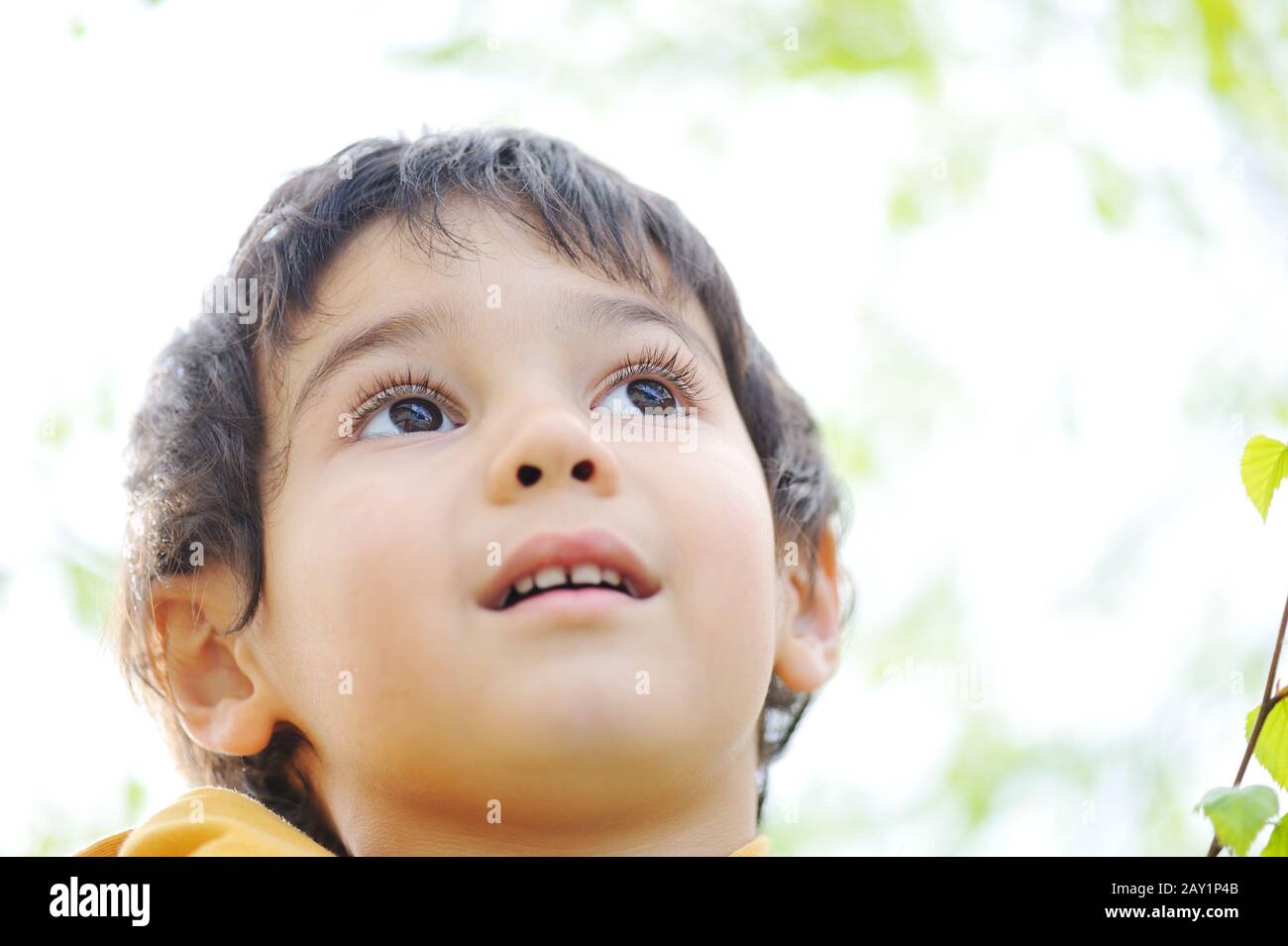 happy children in nature outdoor Stock Photo - Alamy
