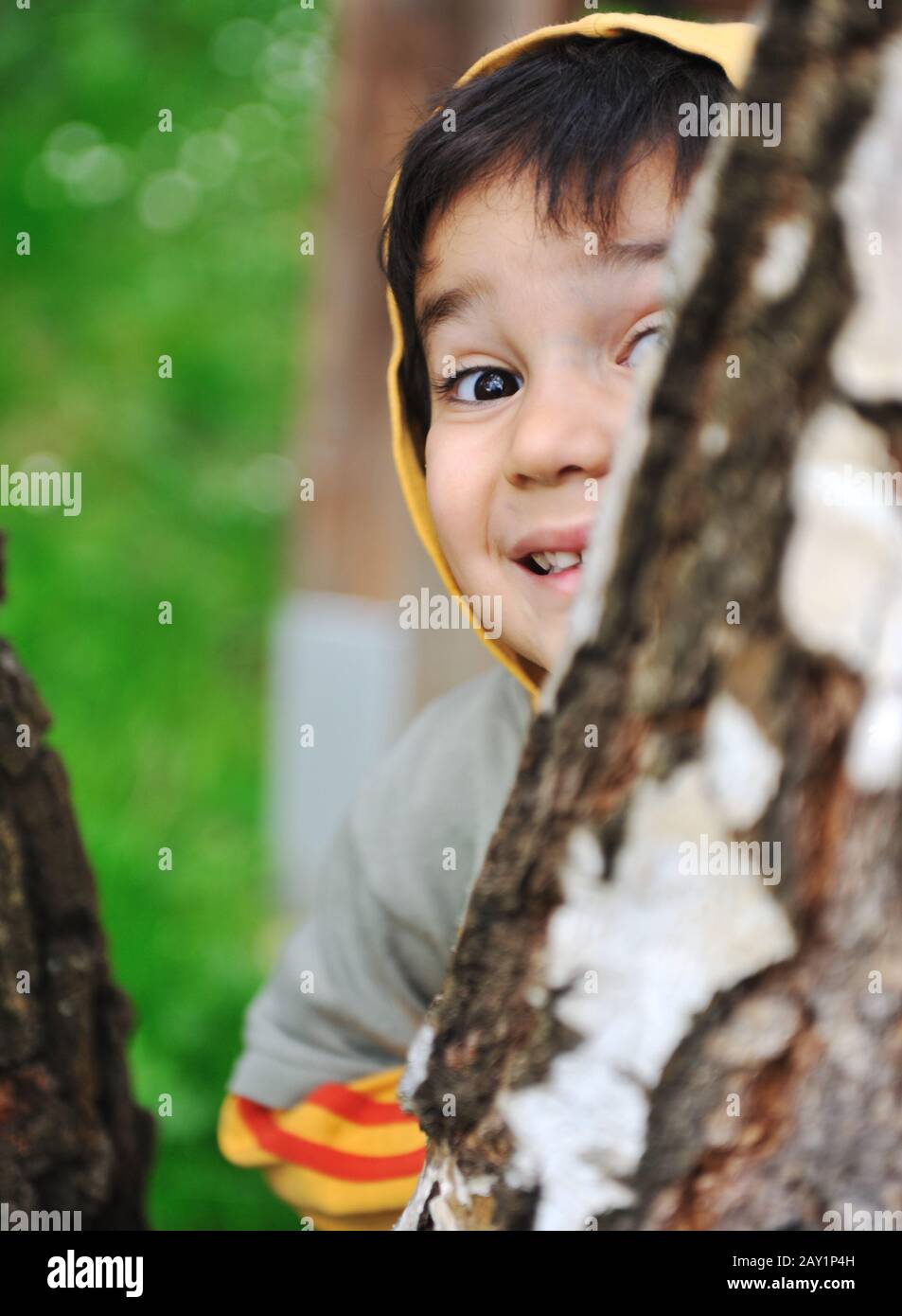 happy children in nature outdoor Stock Photo - Alamy