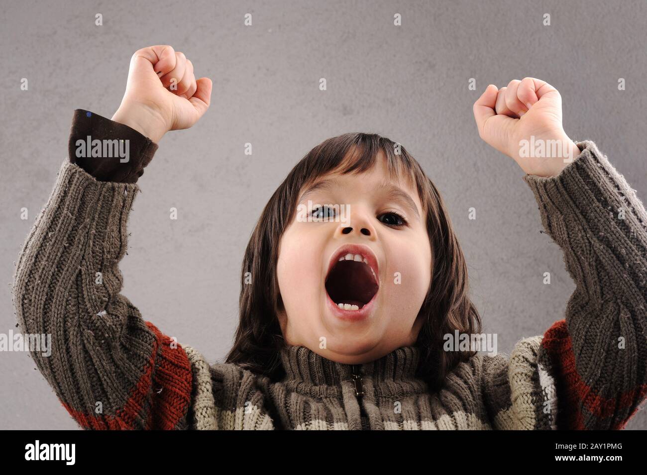 One kid - many faces Stock Photo - Alamy