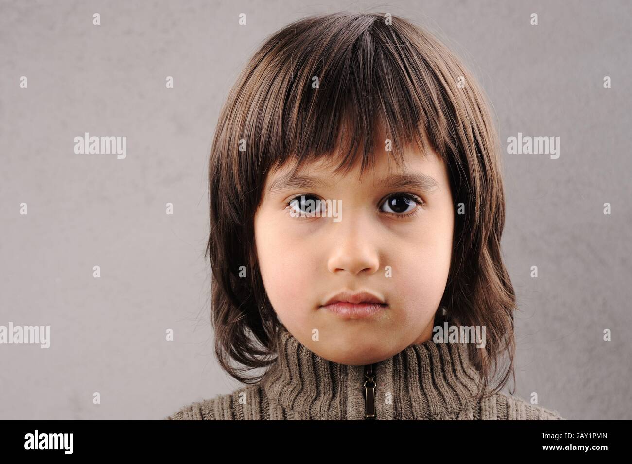 One kid - many faces Stock Photo - Alamy