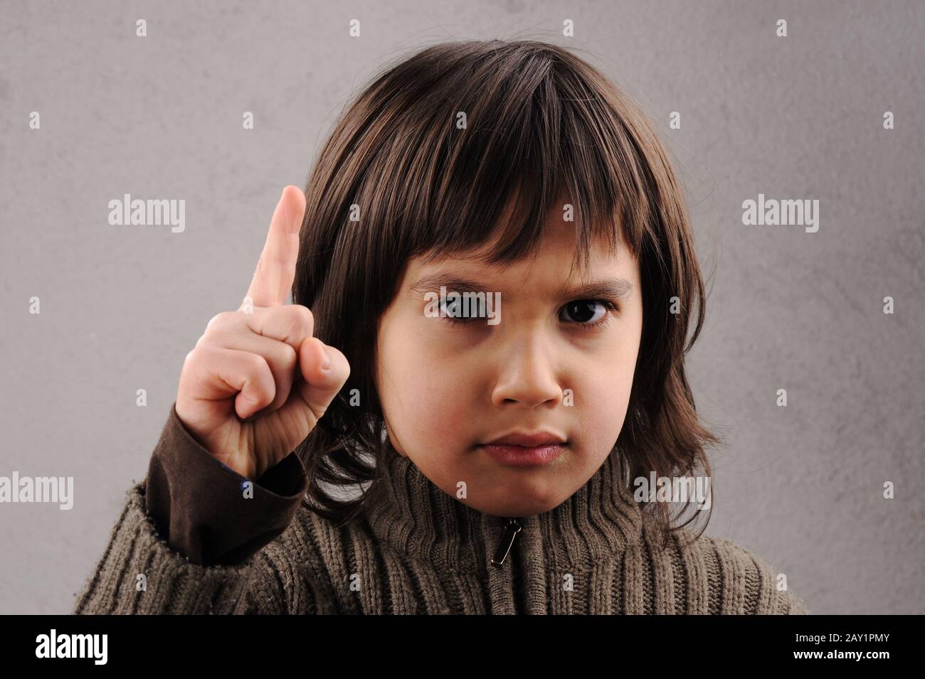 Schoolboy, series of clever kid 6-7 years old with facial expressions ...