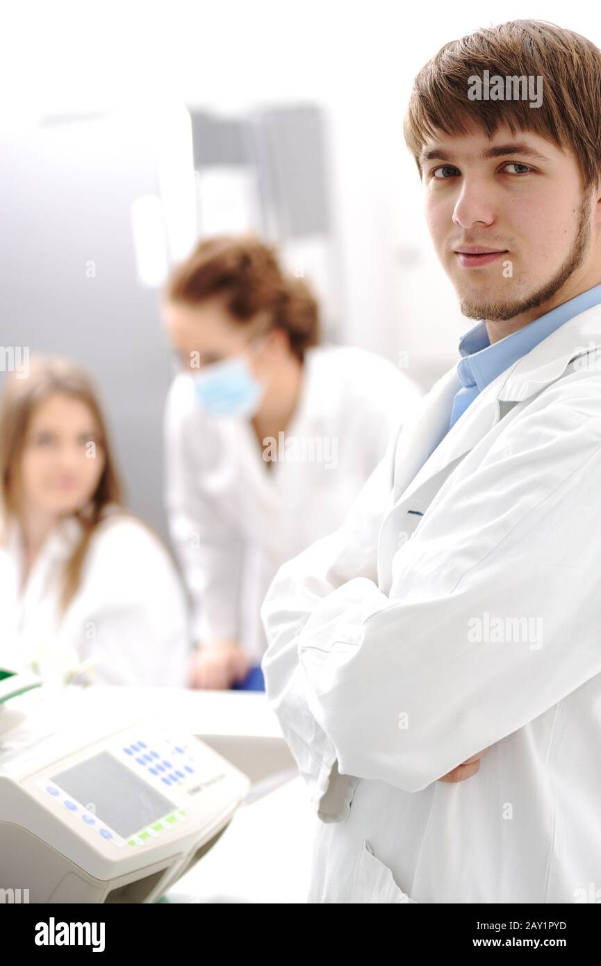Inside the modern lab of university hospital Stock Photo - Alamy