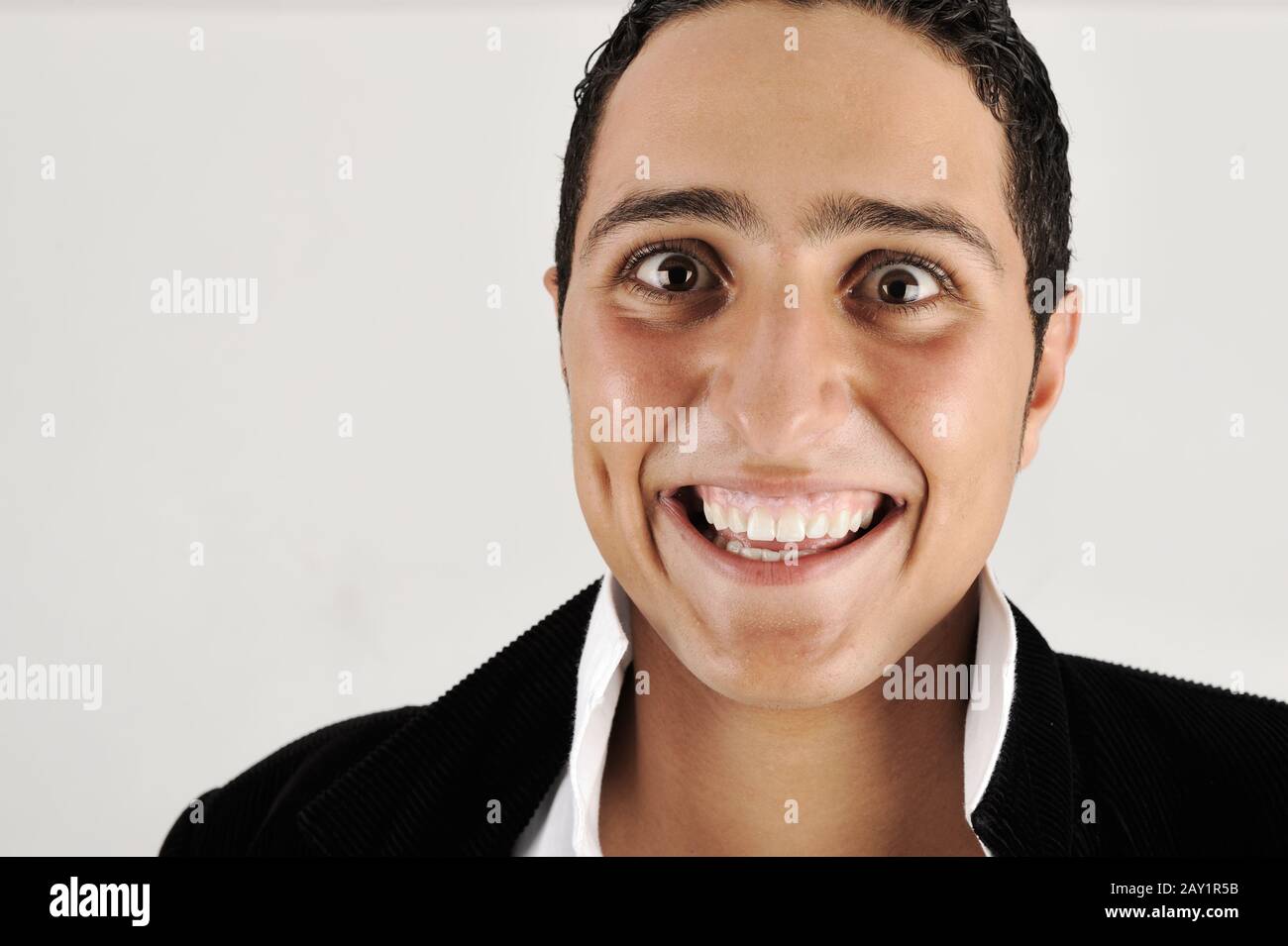 Portrait young man mischievous look hi-res stock photography and images ...