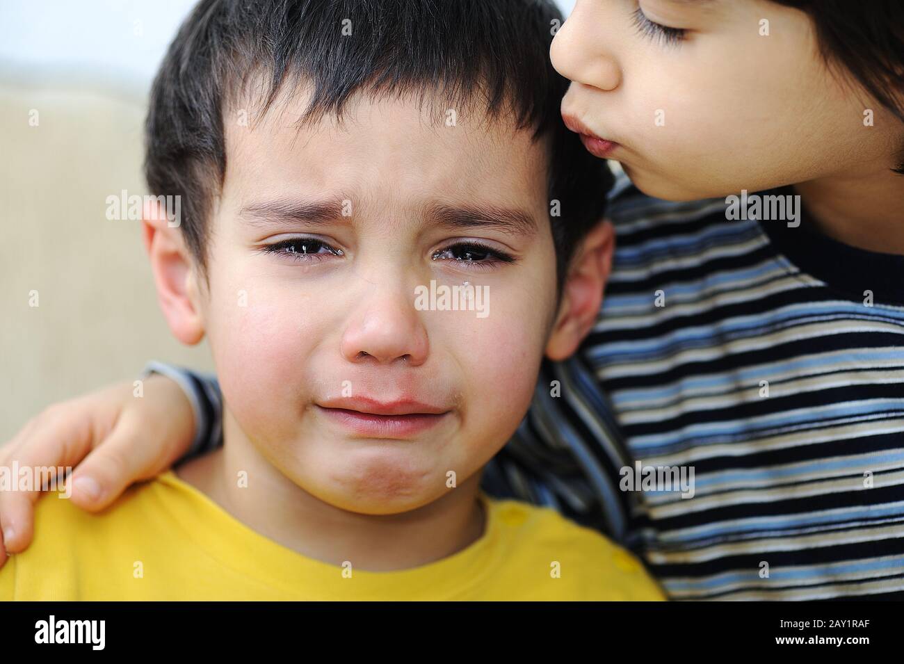 Child console crying baby hi-res stock photography and images - Alamy