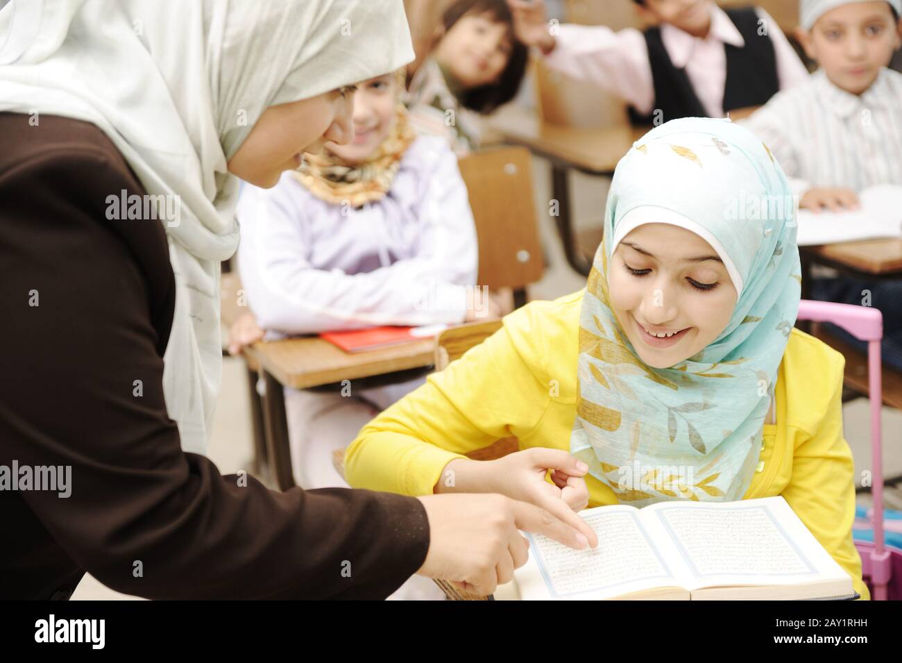 Education activities in classroom at school Stock Photo - Alamy