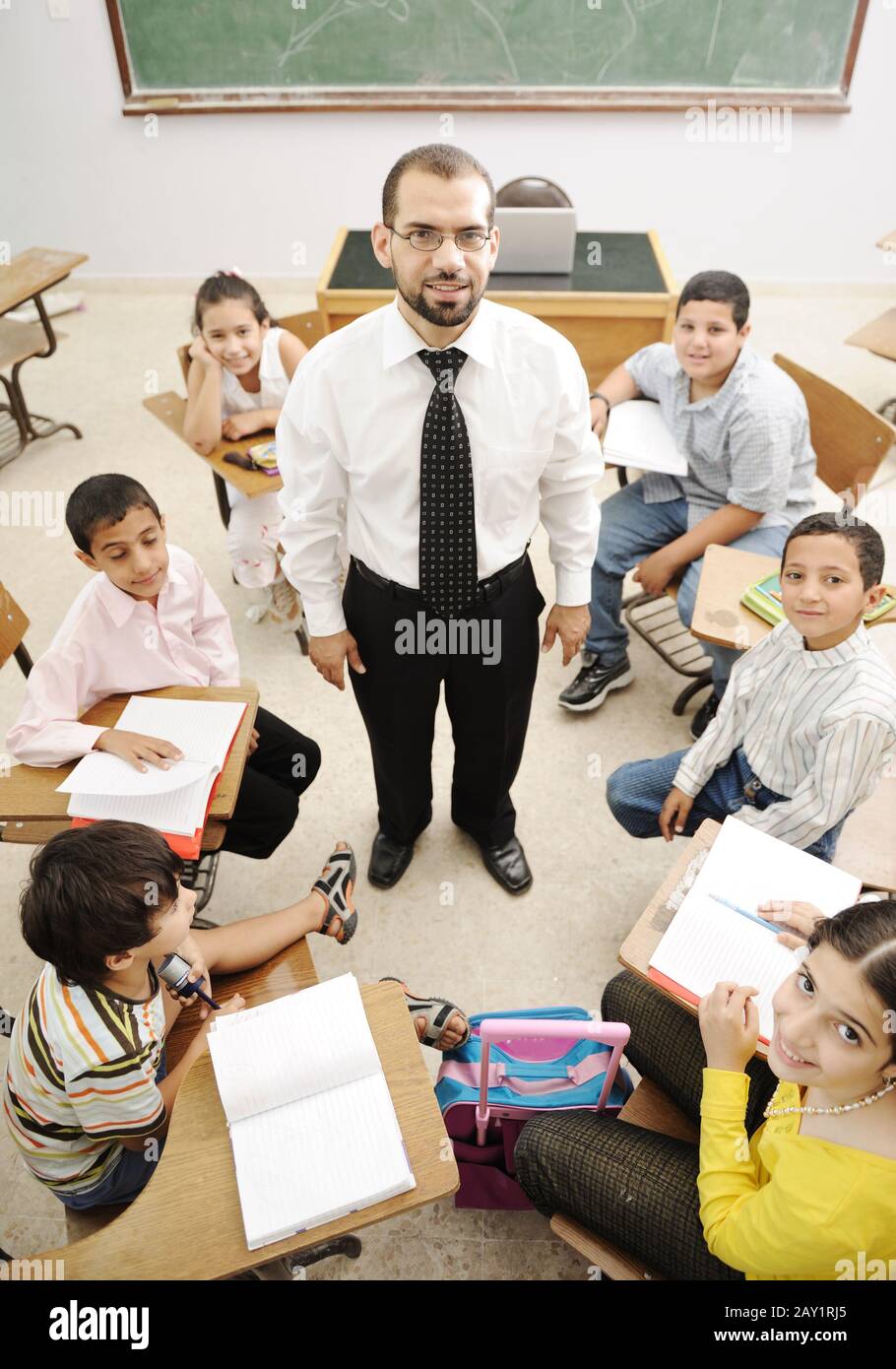 Education activities in classroom at school Stock Photo - Alamy