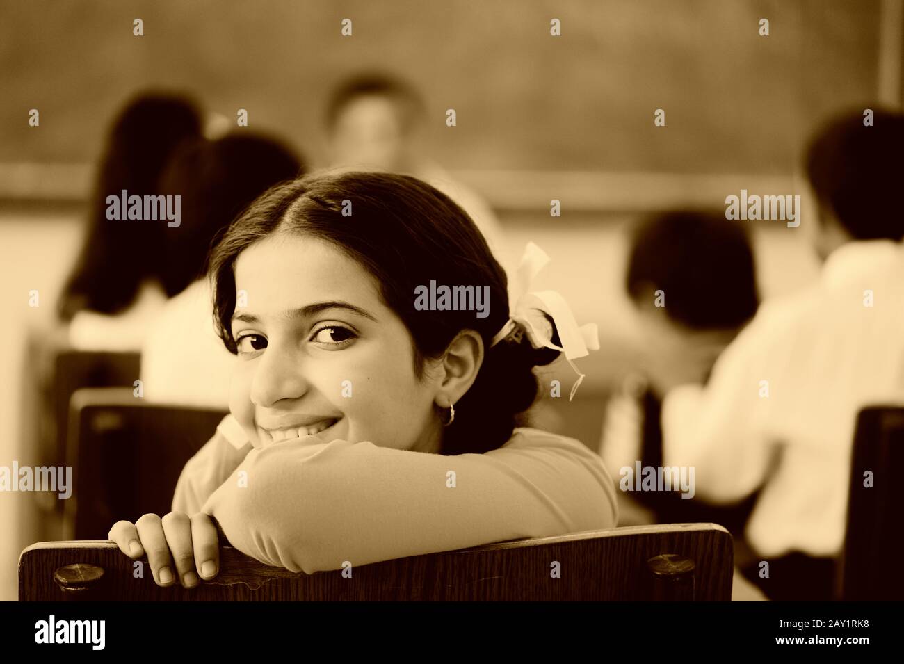 Children at school classroom Stock Photo - Alamy