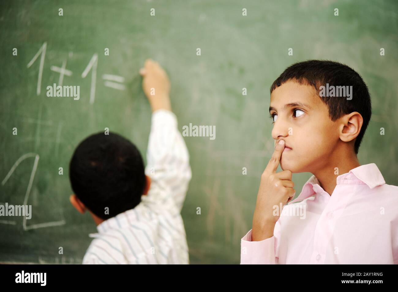 Children at school classroom Stock Photo - Alamy
