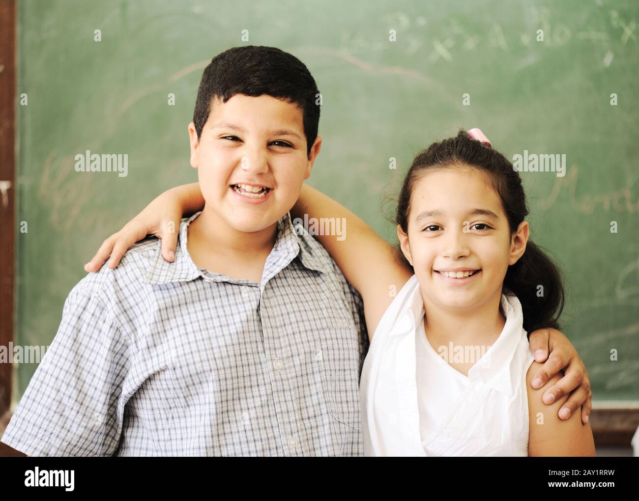 Children at school classroom Stock Photo - Alamy