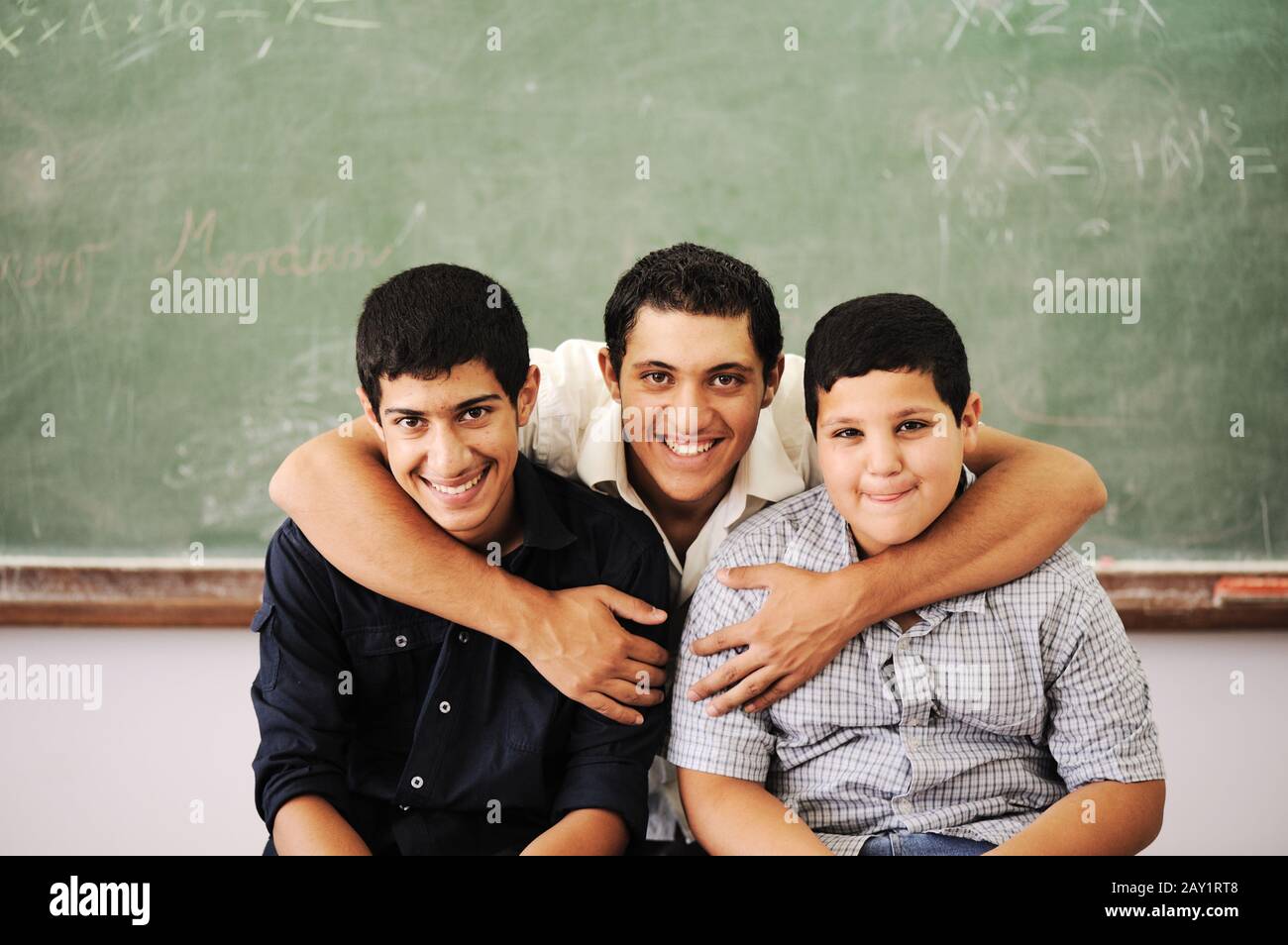 Children at school classroom Stock Photo - Alamy