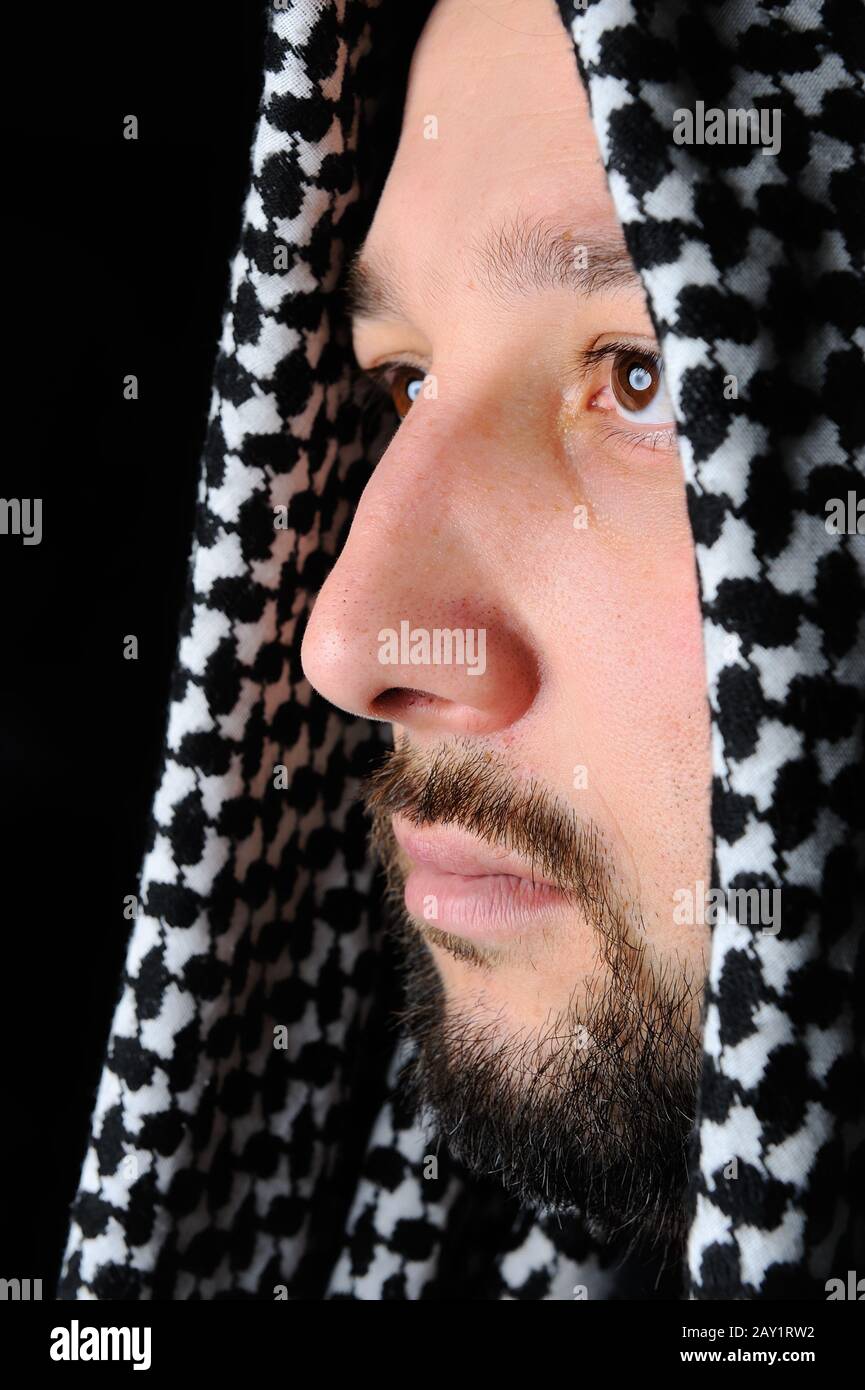 Religious arabic man Stock Photo - Alamy