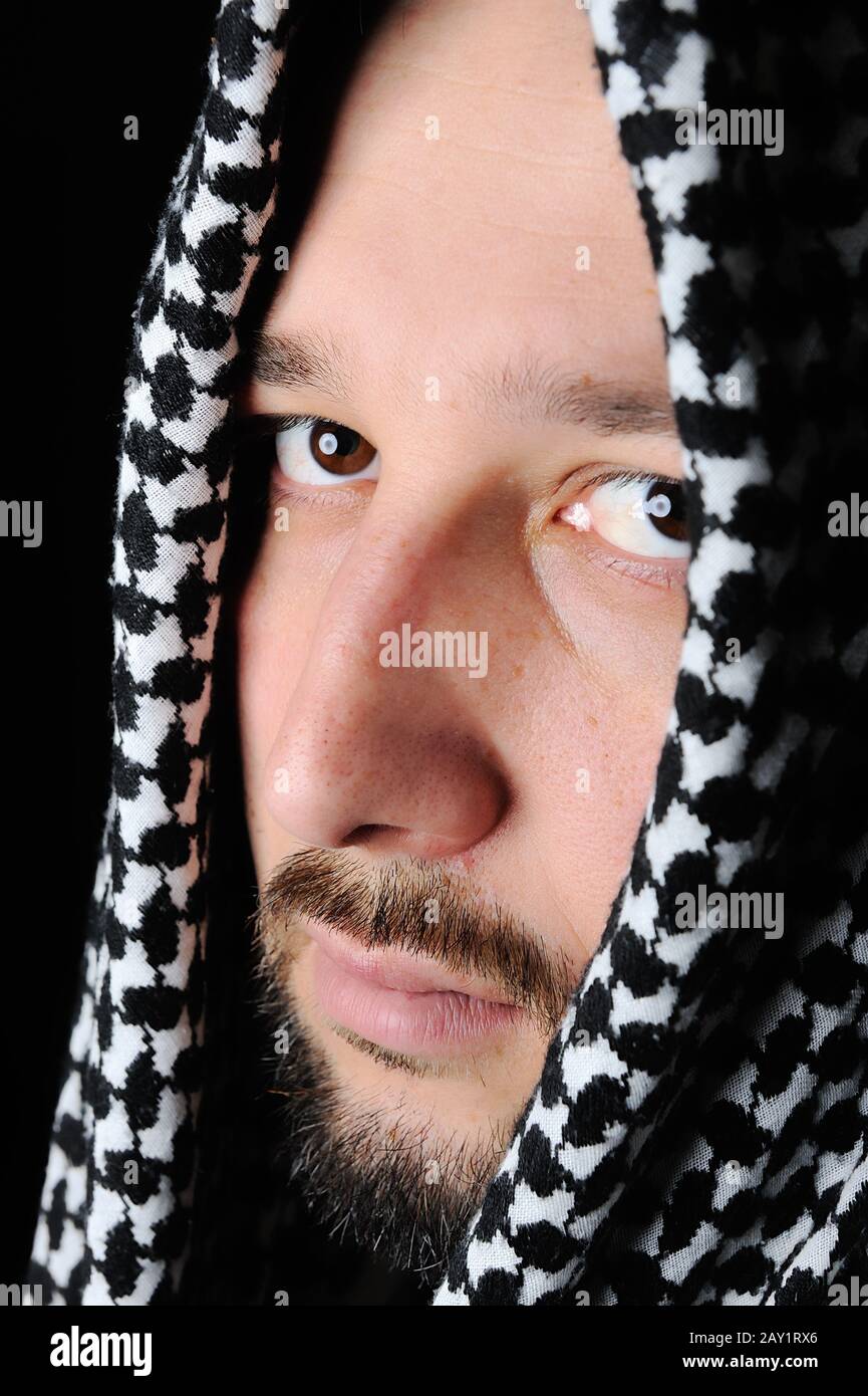 Egyptian man turban head scarf hi-res stock photography and images - Alamy