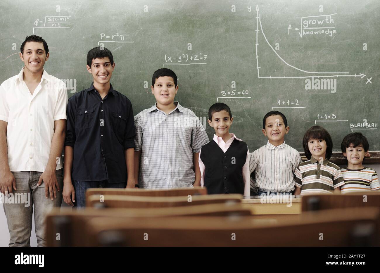 School student generations steps, from preschooler to university ...