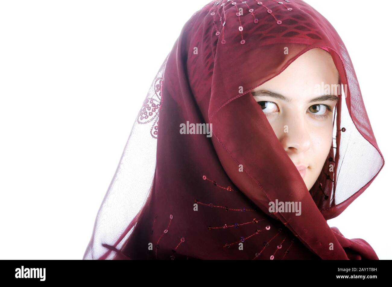 Beautiful girl in eastern clothes Stock Photo - Alamy