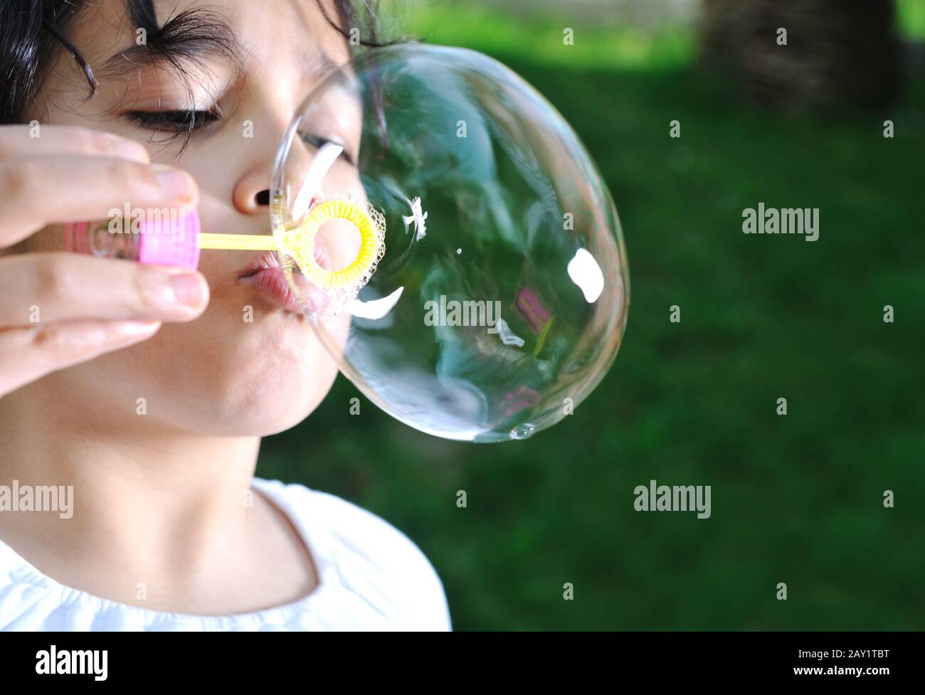 happy children in nature outdoor Stock Photo - Alamy