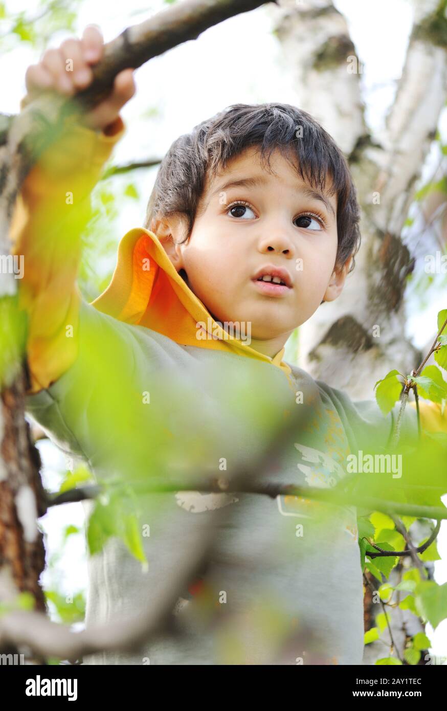 happy children in nature outdoor Stock Photo - Alamy